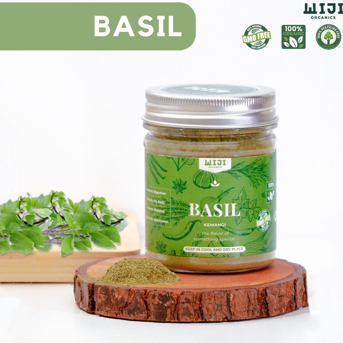 Jual Dried Basil Leaves | Daun Basil Kering Bubuk Utuh Bumbu Premium ...
