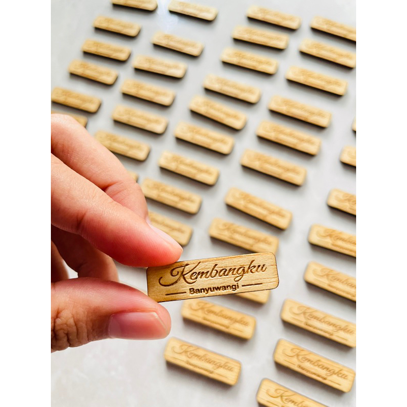 Jual Label Kayu/Label Figura Mahar/Label Murah MINIMAL ORDER 30 ...
