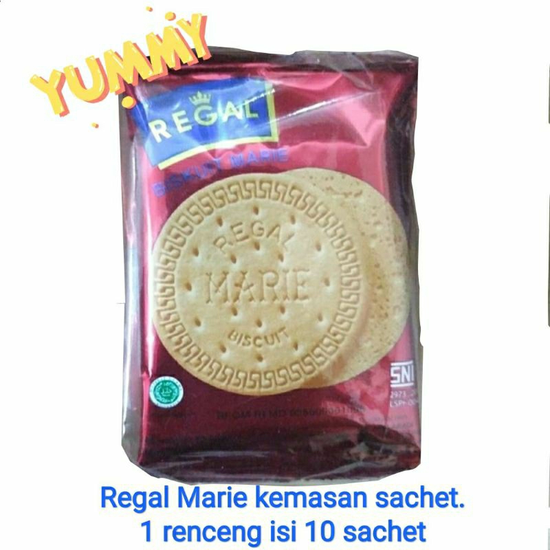 Jual regal marie biskuit sachet | pack isi 10 sachet | Shopee Indonesia
