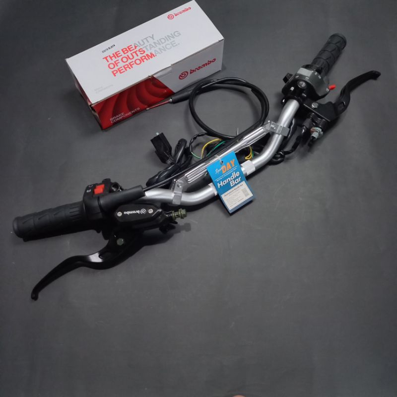 Jual Paket stang stir day hemat set gas spontan ksr master rem kanan ...