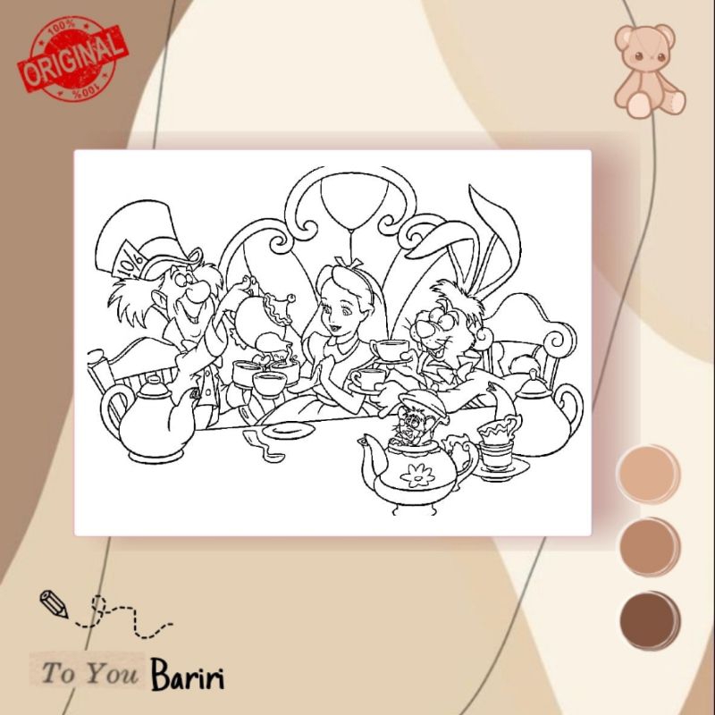 Jual Gambar Sketsa Mewarnai | PRINCESS | Sketsa lukis | Sketsa Sablon ...