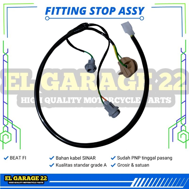 Jual Kabel soket piting lampu belakang stop sen beat fi esp assy ...
