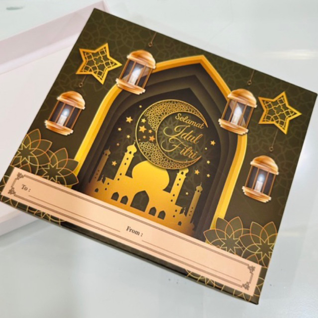 Jual Box Nastar Sekat IDUL FITRI (Per 10Pc) Packaging Lebaran. "HANYA ...