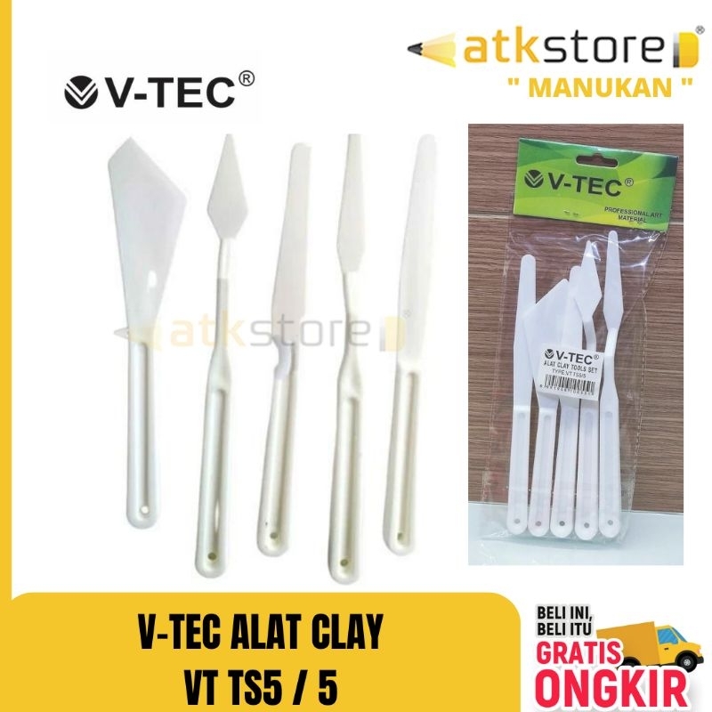 Jual ALAT CLAY V-TEC CLAY TOOL VT TS5/5 || Clay knife vtec | Shopee ...