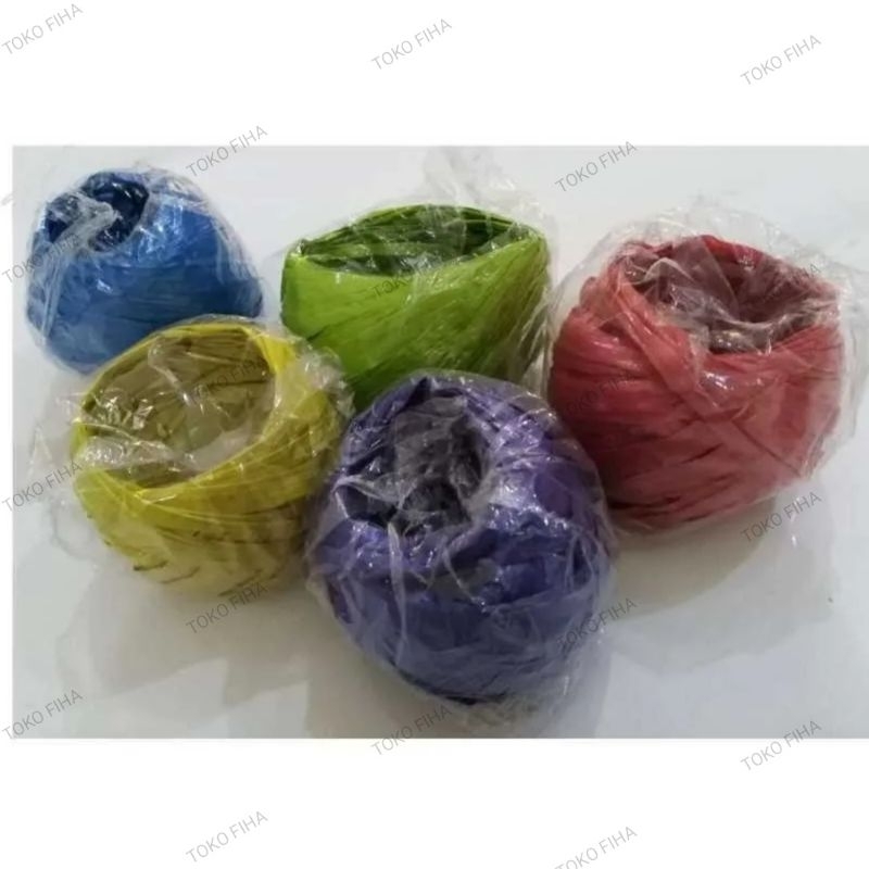 Jual Tali Rafia / Tali Jepang Warna Warni - Per Pcs | Shopee Indonesia