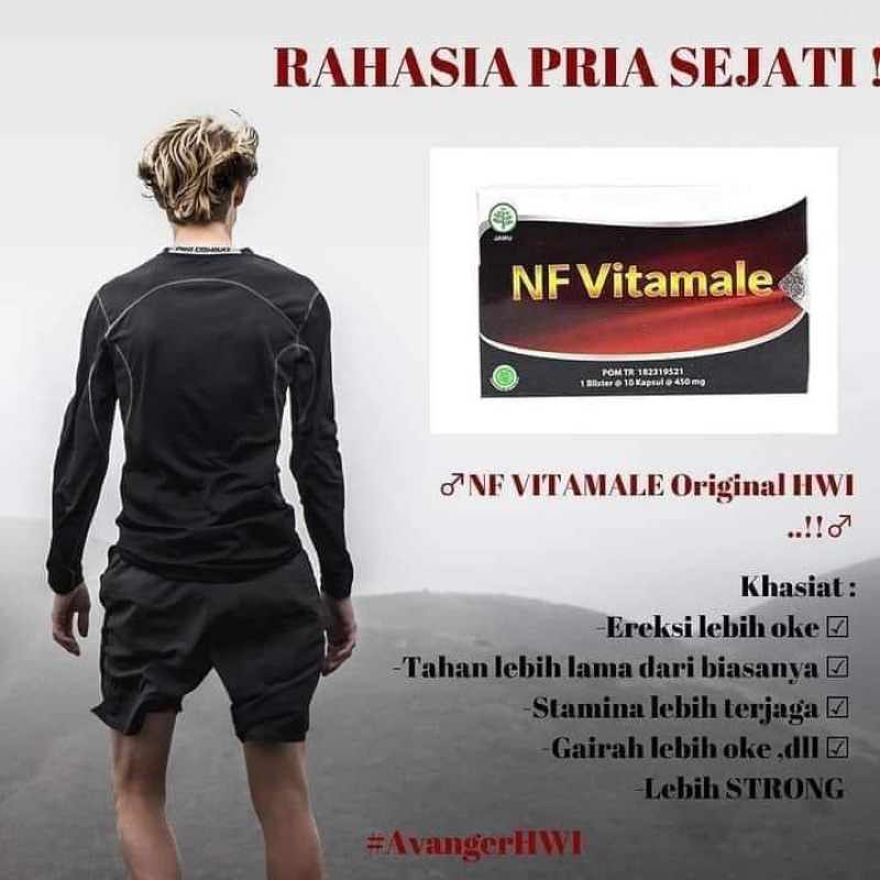 Jual V!T@M4L3 ORIGINAL produk Hwi 100% Asli Vitamale Herbal alami 10 ...