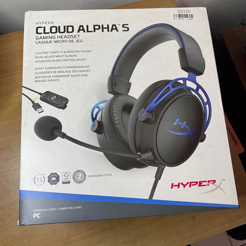 Jual HyperX Cloud Alpha S Blue - Gaming Headset | Shopee Indonesia