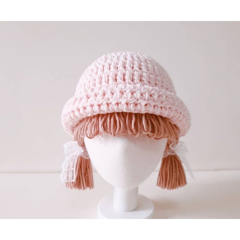 Jual topi bayi rajut perempuan laki laki unisex bonnet model keroppi ...