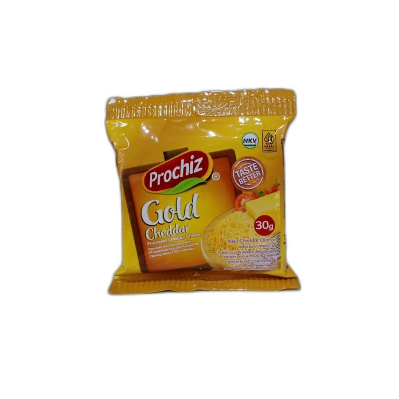 Jual PROCHIZ GOLD CHEDDAR 30G | Shopee Indonesia