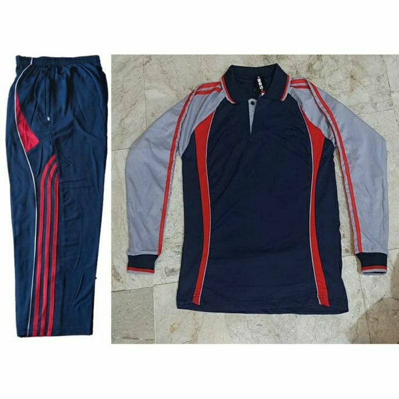 Jual Setelan Kaos Olahraga Guru Lengan Panjang/Setelan Olahraga Kantor ... Jual Setelan Kaos Olahraga Guru Lengan Panjang/Setelan Olahraga Kantor ...
