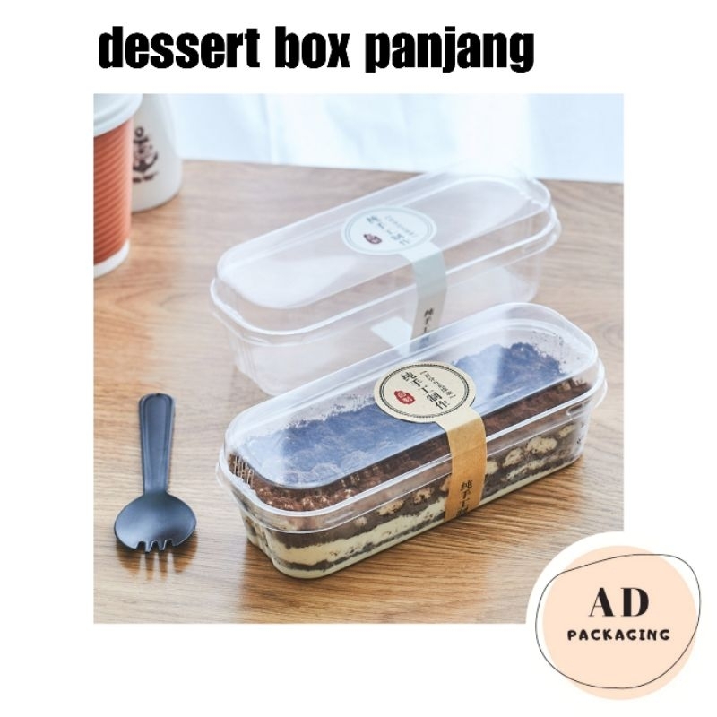 Jual 10pcs Premium korean dessert box / box cup tiramisu dessert puding ...