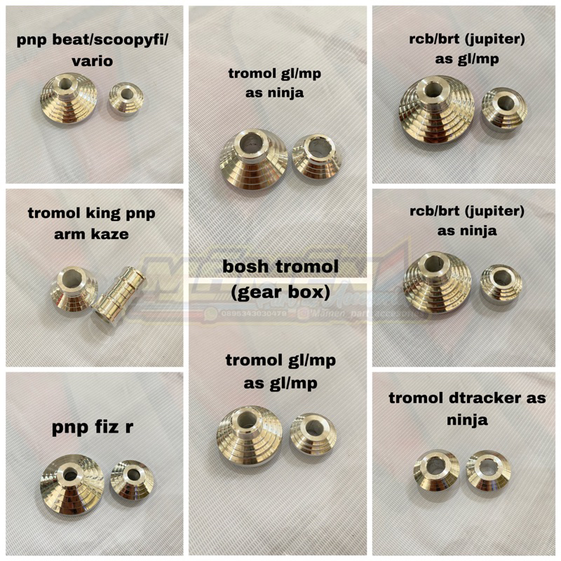 Jual BOSH TROMOL BOS GEARBOX TROMOL ALUMUNIUM CNC | Shopee Indonesia