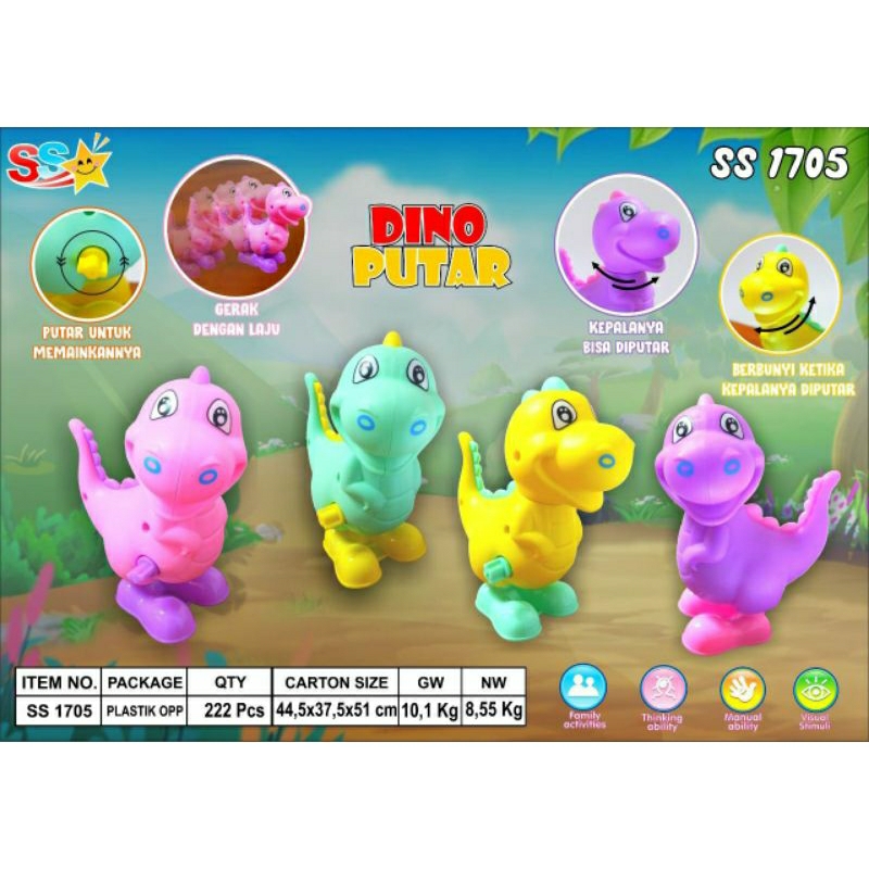 Jual Mainan Dinosaurus putar/ mainan dinosaurus terbaru | Shopee Indonesia