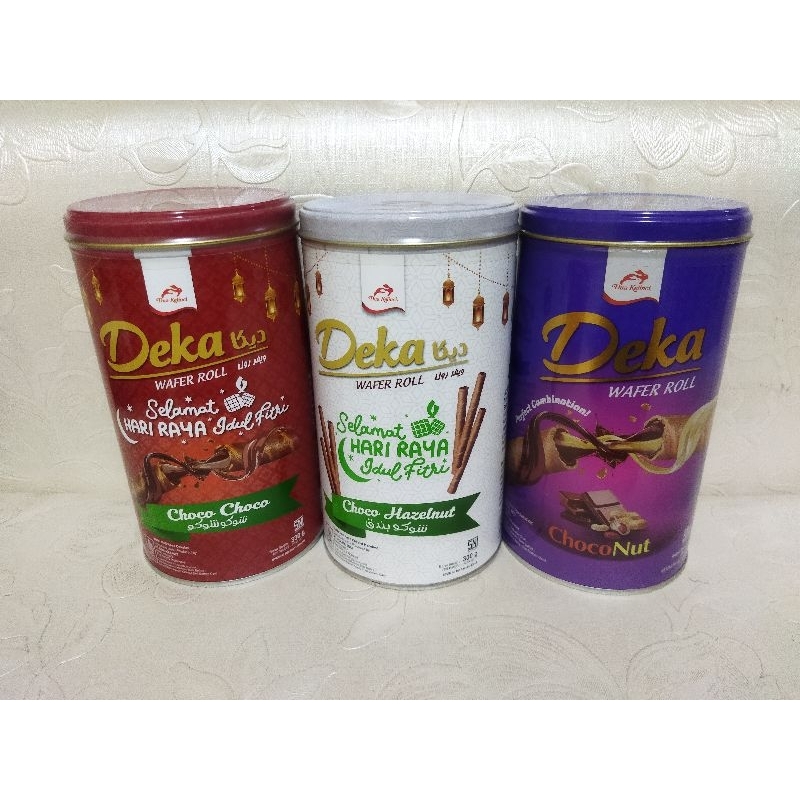 Jual DEKA WAFER ROLL CHOCO HAZELNUT EDISI IDUL FITRI TERBARU 300 GRAM ...