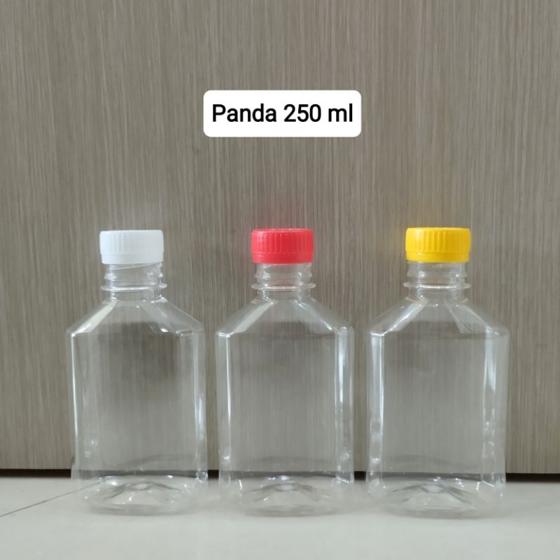 Jual Botol Panda mirip botol whizky 250ml/Botol ciu plastik/ Botol ...