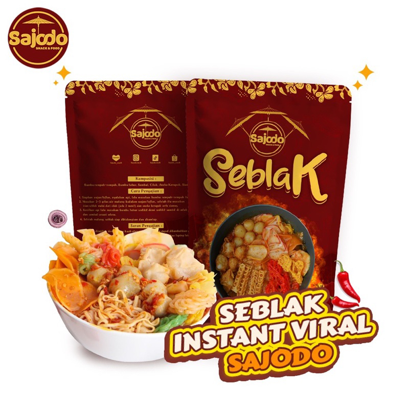Jual SAJODO SEBLAK INSTANT VIRAL KHAS SAJODO SNACK & FOOD MEDAN READY ...