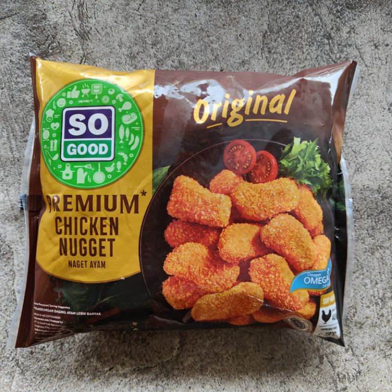 Jual SO GOOD PREMIUM CHICKEN NUGGET | STIK ORIGINAL 400gr | Shopee ...