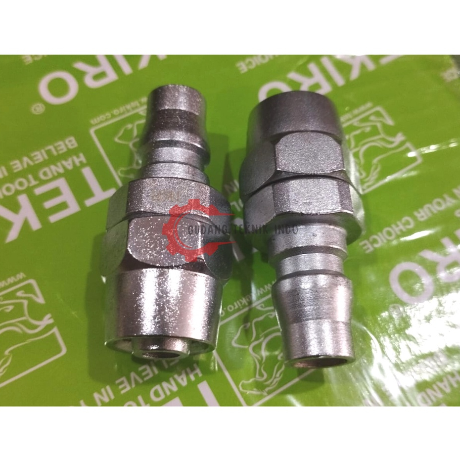 Jual Air Quick Coupler Plug 40 PP TEKIRO / Coupler Angin Plug 40 PP ...