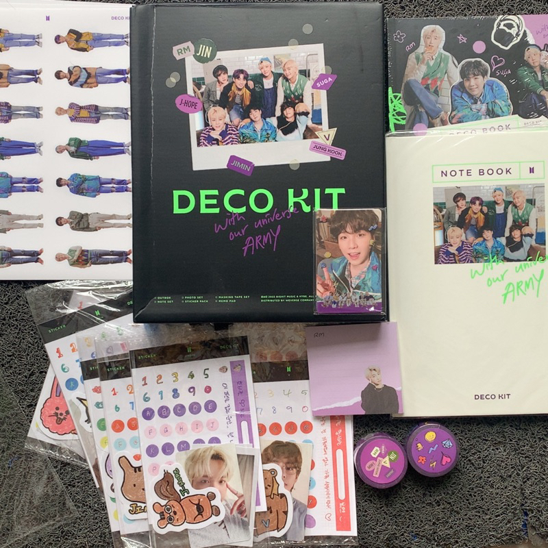 Jual SHARING DECO KIT BTS PHOTOCARD DECO KIT BTS JUNGKOOK TAEHYUNG V ...