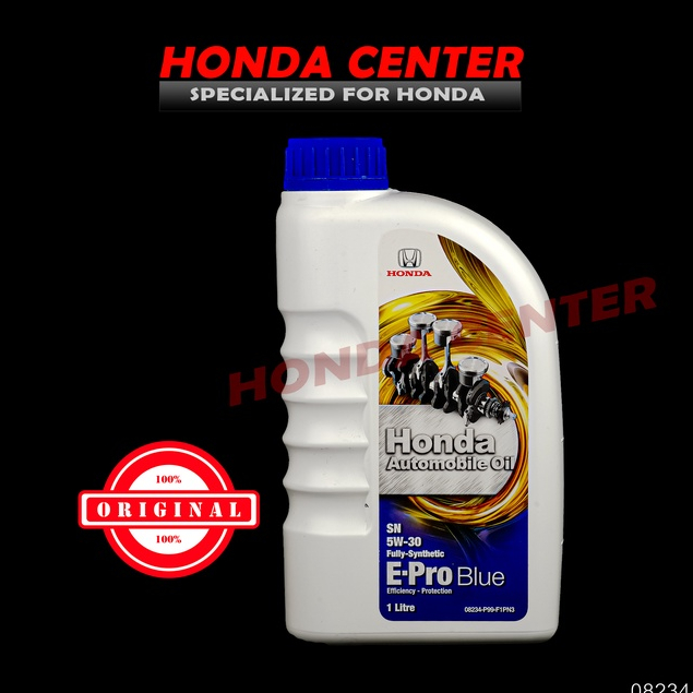 Jual Oli Oil Mesin Mobil Honda E-Pro Blue Sn 5w-30 1l Full Syintetic ...