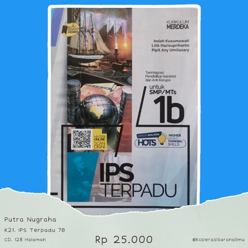 Jual Modul IPS Terpadu Kelas 7 Semester 2 Kurikulum Merdeka SMP/MTS ...