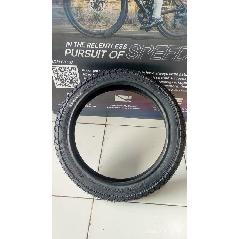 Jual Ban Luar 16 x 2.125 Sepeda Listrik Selis SWALLOW DELI TIRE | Shopee Indonesia