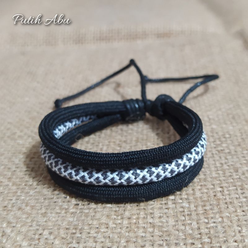 Jual 【COD】Gelang Tali Kombinasi 3 Rangkap Bulat , Gelang Tali Paracord ...