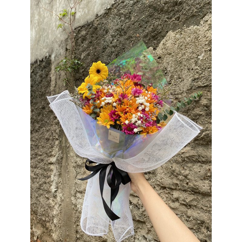 Jual BUCKET ASTER/BOUQUET ASTER | Shopee Indonesia