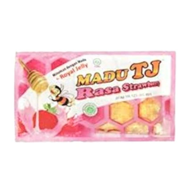 Jual madu TJ sachet 12's 12sachet rasa original strawberry jeruk C1000 ...