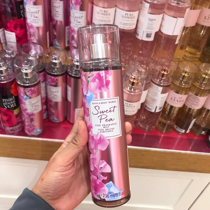 Jual SWEET PEA FINE FRAGRANCE MIST 236ml BATH&BODY WORKS | Shopee Indonesia