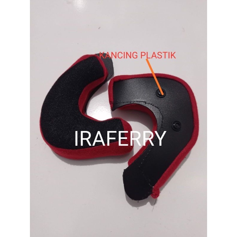Jual busa pipi telinga helm kyt dj maru kancing plastik kancing klip ...