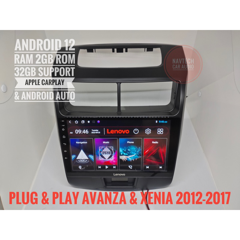 Jual Head unit android 9 inch 2GB toyota avanza / Head unit avanza ...