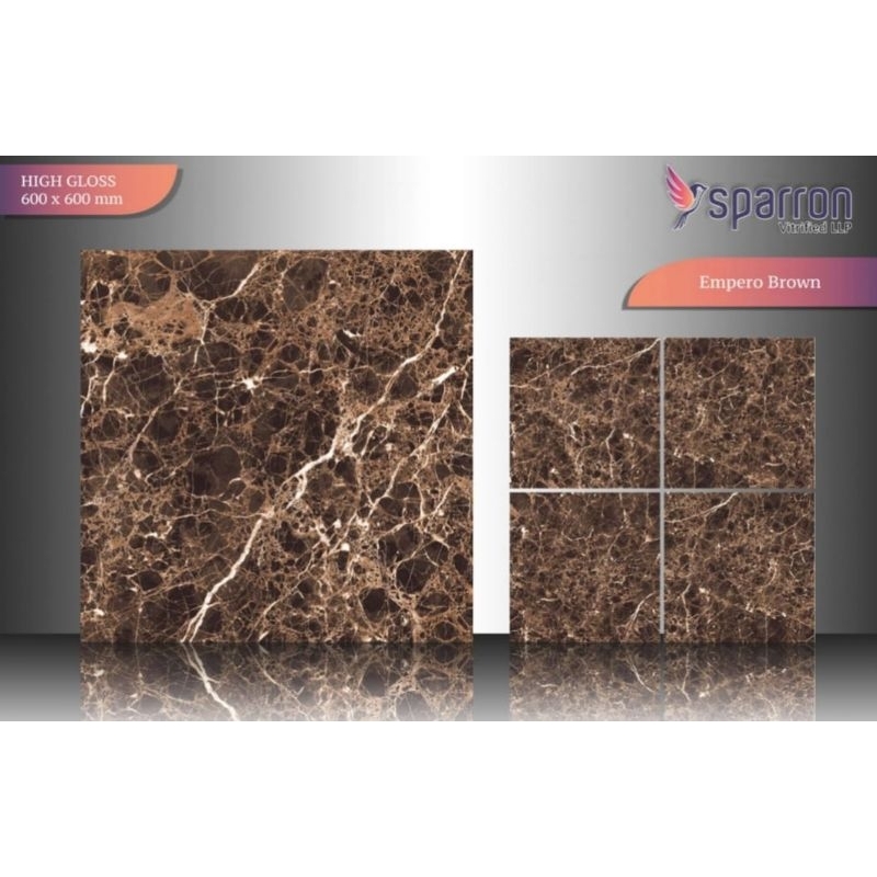 Jual Granit Licin Sparron Empero Brown Ukuran 6060 | Shopee Indonesia