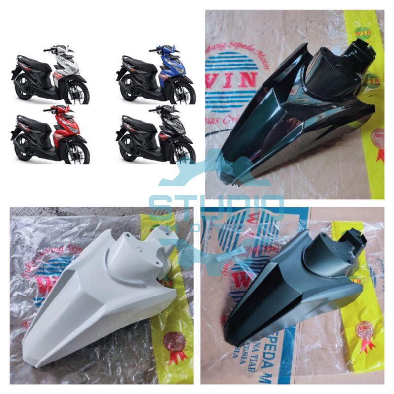 Jual Spakbor Slebor Depan Hitam Doff Putih Hitam Kilat / Glossy Honda ...