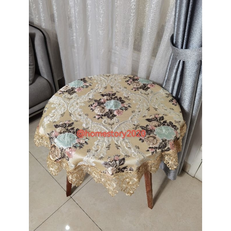 Jual Taplak Meja Bulat Meja Pojok Meja Betawi Oshin Bulat segi empat kotak | Shopee Indonesia