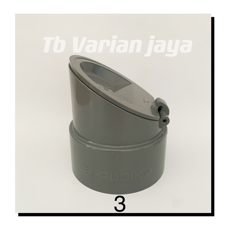 Jual Backflow Valve PVC Rucika 3” inch Tutup Dop Saluran Pipa Bak ...