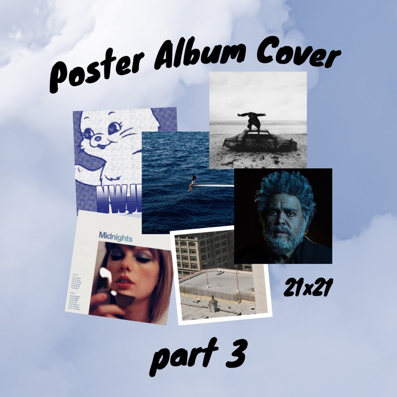 Jual POSTER ALBUM MUSIC COVER ukuran 21x21cm PART 3 | Shopee Indonesia