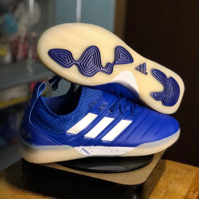 Jual Sepatu Futsal Adidas Copa 20.1 Blue | Shopee Indonesia