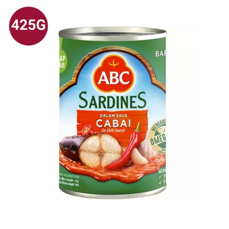 Jual Sardines ABC 425gram - Sarden Cabai/Extra Pedas | Shopee Indonesia