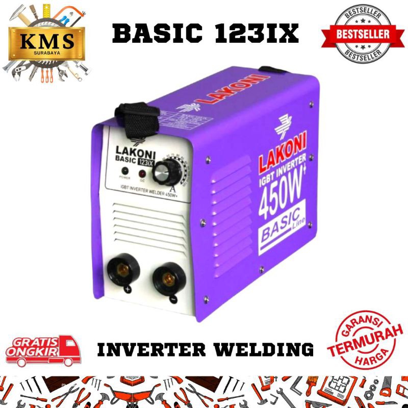 Jual Mesin Trafo Las Listrik Lakoni Basic 123IX ( Inverter Welding 123 ) | Shopee Indonesia
