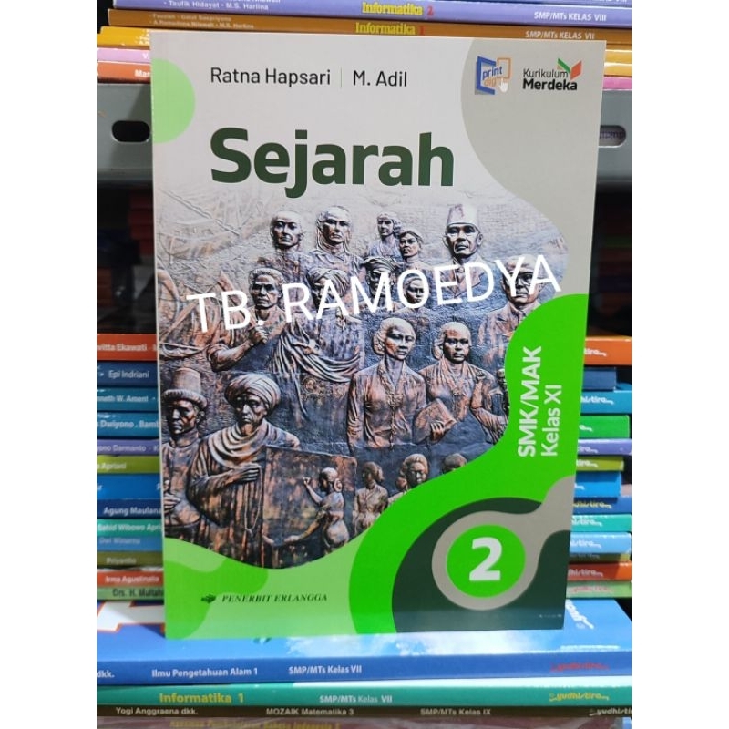 Jual Buku Sejarah SMK/MAK Kelas XI Kurikulum Merdeka Erlangga | Shopee Indonesia