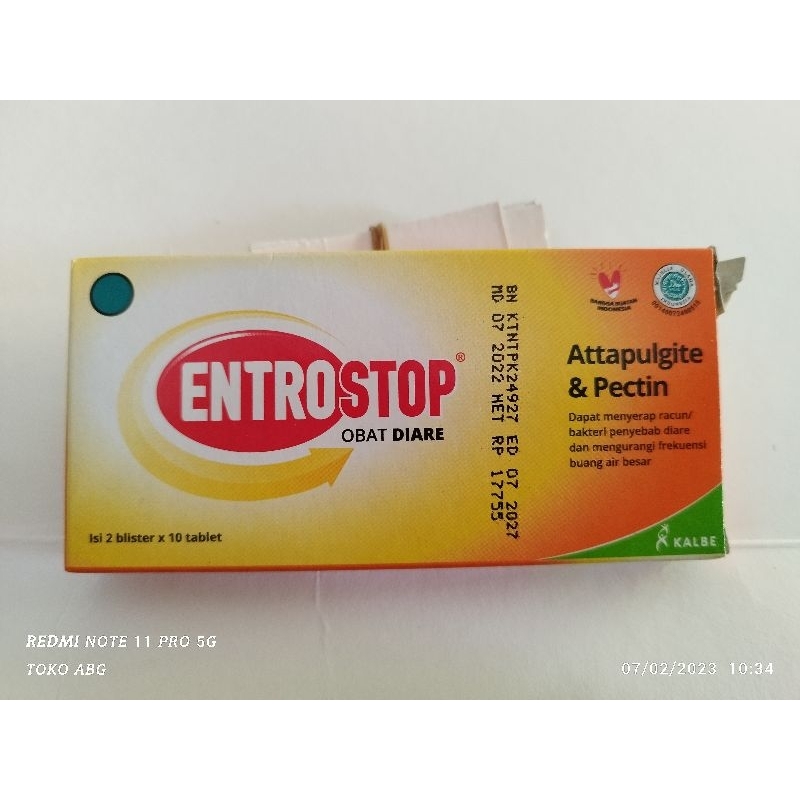 Jual Entrostop 1 pak (isi 20tablet) | Shopee Indonesia