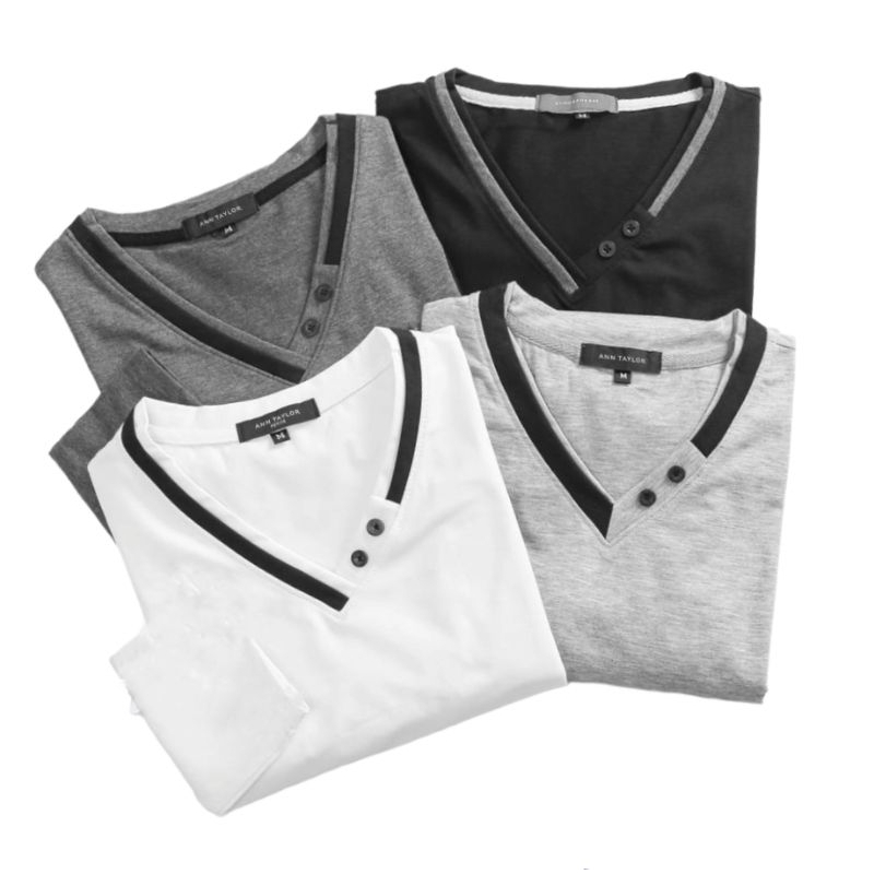 Jual vneck kancing lengan panjang / krah shanghai / kaos leher v / kaos ... Jual vneck kancing lengan panjang / krah shanghai / kaos leher v / kaos ...