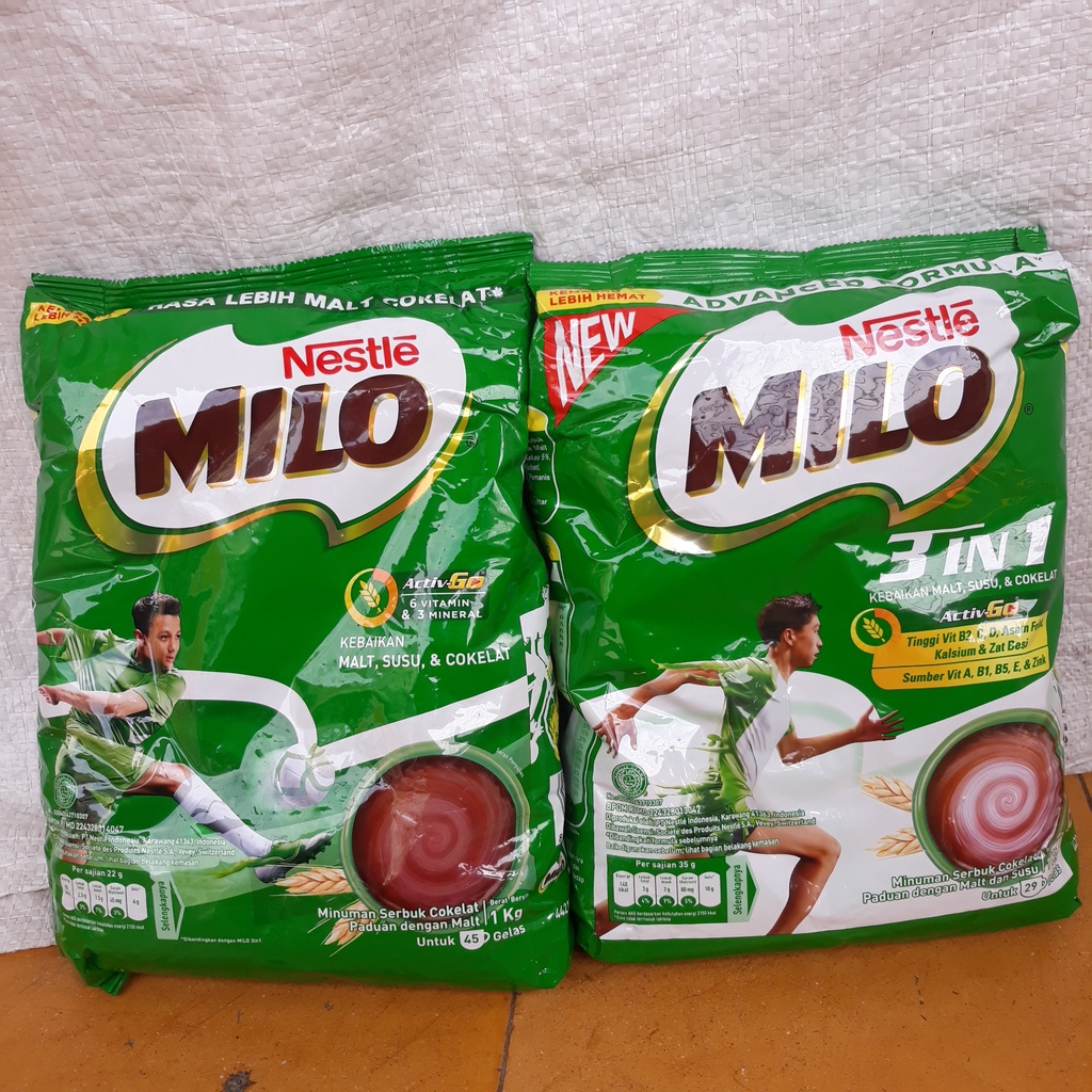 Jual Milo activGo/3 in 1 990gr | Shopee Indonesia