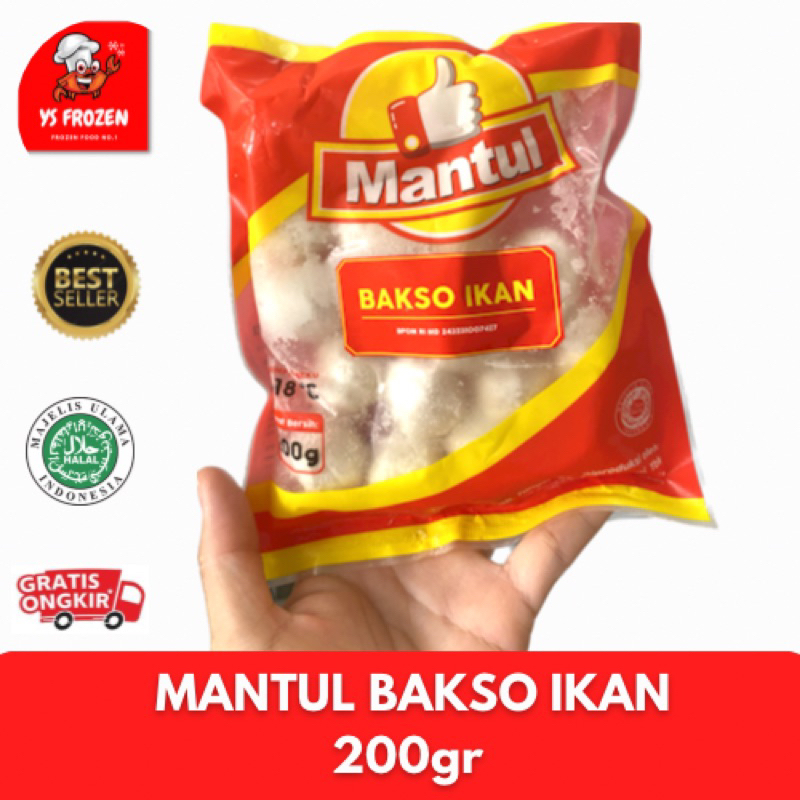 Jual Mantul Bakso Ikan 200gr / YS Frozen Food Palembang / Frozen Food ...