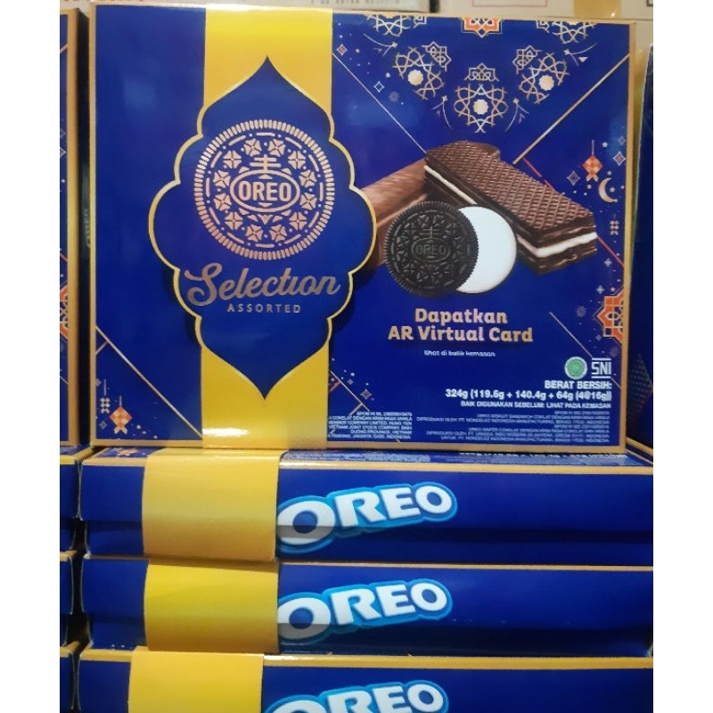 Jual BARU! OREO SELECTION ASSORTED LEBARAN EDISI 2023 KUE BISKUIT 324GR ...