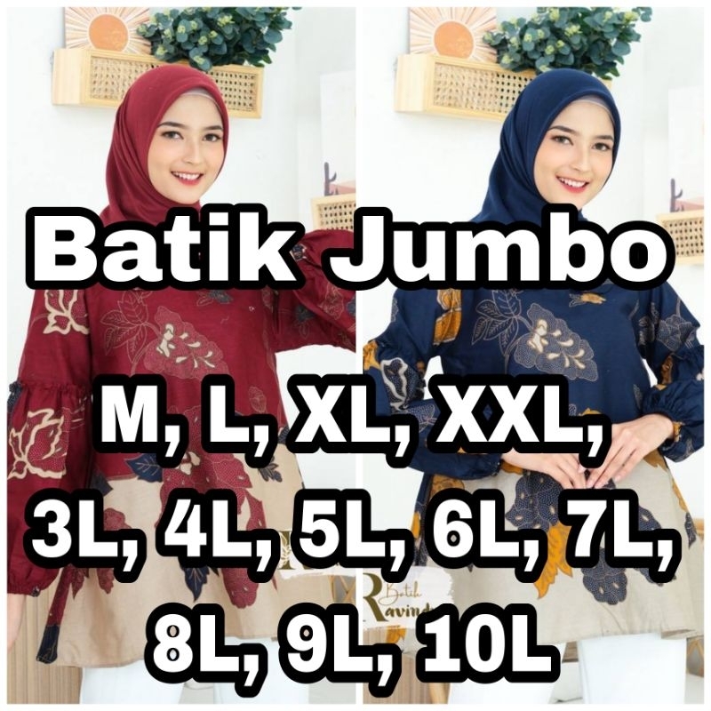 Jual Batik jumbo BIG SIZE JUMBO XXL XXXL 3L 4L 5L MURAH BATIK JUMBO ...