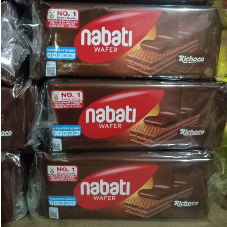 Jual RICHEESE Nabati Wafer Krim Cokelat Richoco Pack 163gr | Shopee Indonesia