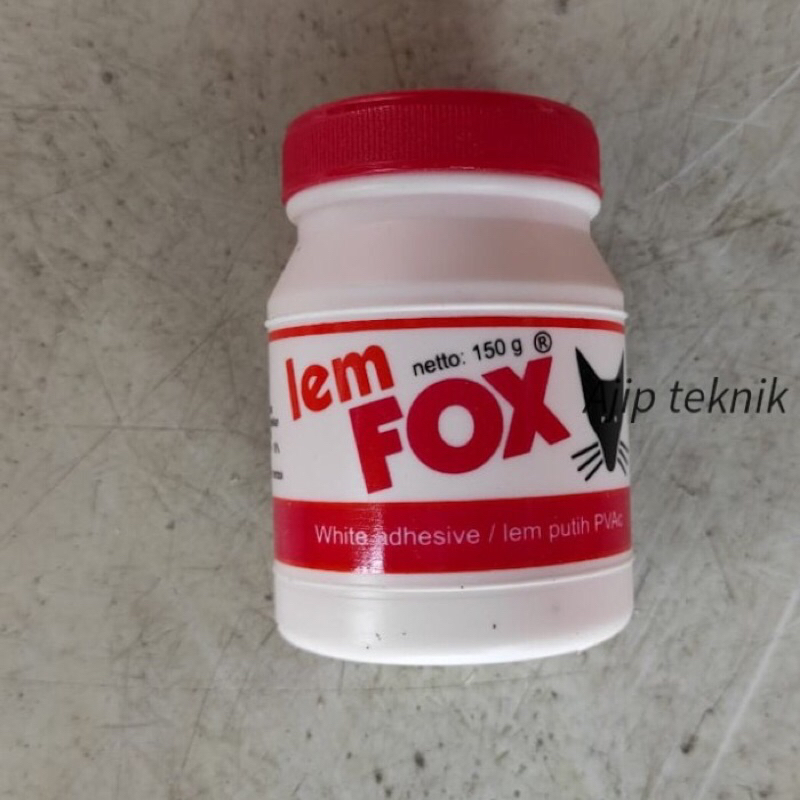Jual Lem fox putih 150 gram untuk kayu kertas dan prakarya anak sekolah ...