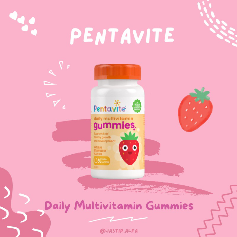 Jual PENTAVITE Daily Multivitamin GUMMIES | Shopee Indonesia